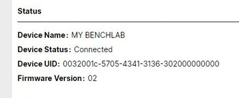 Upgrading your BENCHLAB Firmware to Version 2